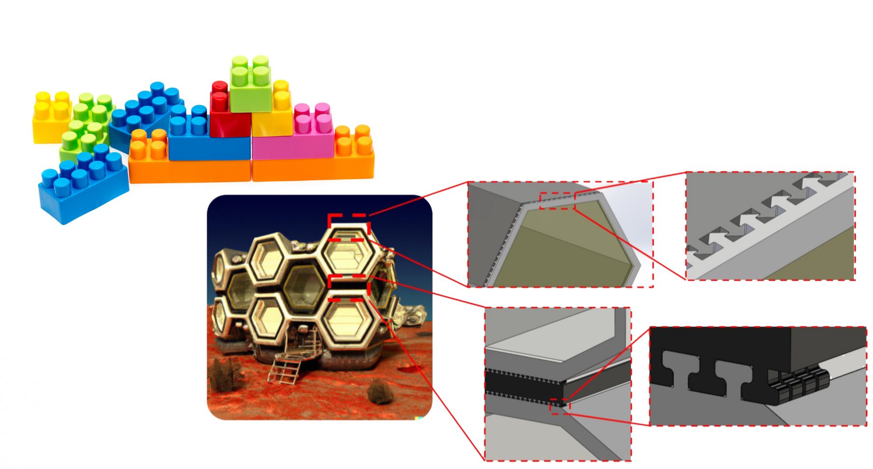 Design Strong and flexible interlocking metasurfaces – News