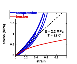 CS3100: Young’s Modulus at 23C – Polymer Properties