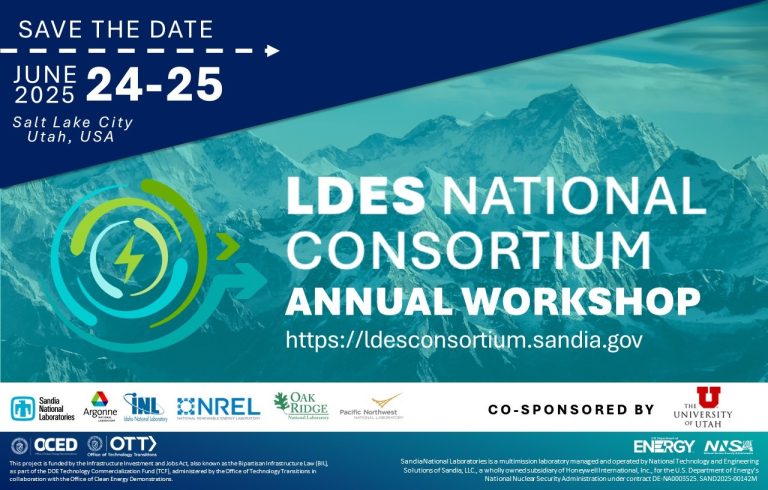 LDES National Consortium – Sandia National Laboratories