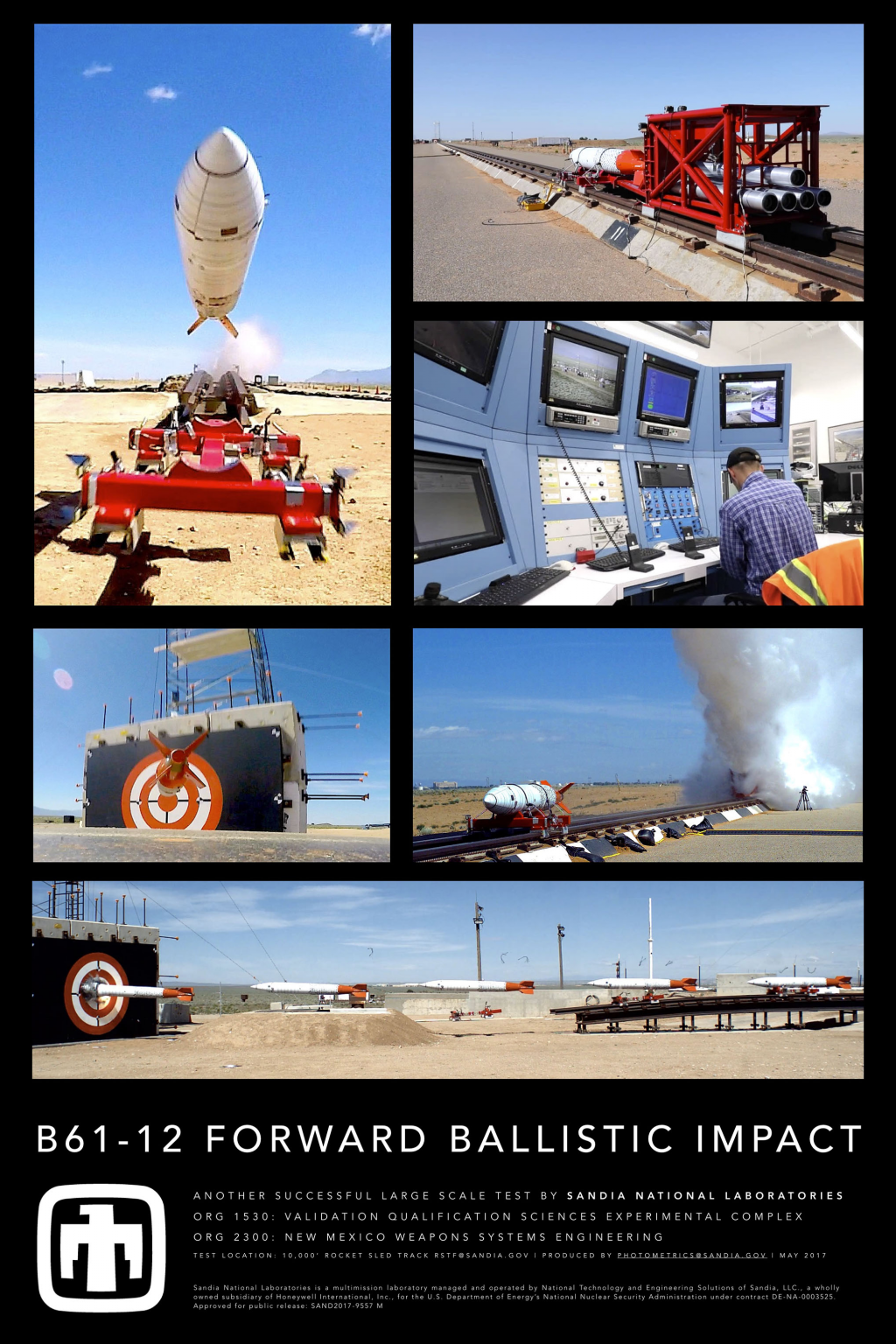 Rocket Sled Track – Validation and Qualification Sciences Experimental ...