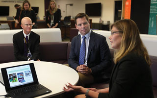 Congressman Swalwell visits Sandia/California – LabNews