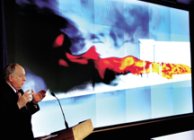 NNSA chief Linton Brooks, Labs Director Tom Hunter introduce Red Storm ...