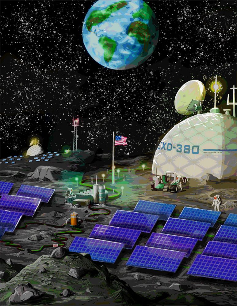 Powering the moon: Sandia researchers design microgrid for future lunar ...